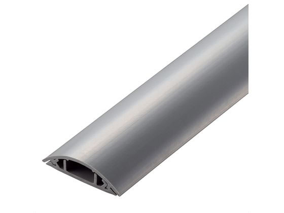 【商品説明】●床配線の際のケーブルを保護し、すっきりと収納できる長さ1m幅45mmの床用モールです。 ●ゆるやかなR形状で、足がつまずく心配を軽減します。 ●強度の高いPVC製で、ケーブルを断線などから保護します。 ●基台には釘穴が設けてあ...