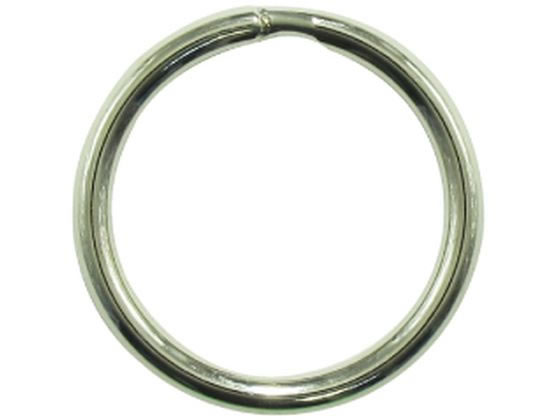 【仕様】●寸法：内径22mm、線径2．0mm●色：シルバー（ニッケルメッキ）●材質：鋼線●注文単位：1箱（100本）【備考】※メーカーの都合により、パッケージ・仕様等は予告なく変更になる場合がございます。【検索用キーワード】ミツヤ　みつや　...