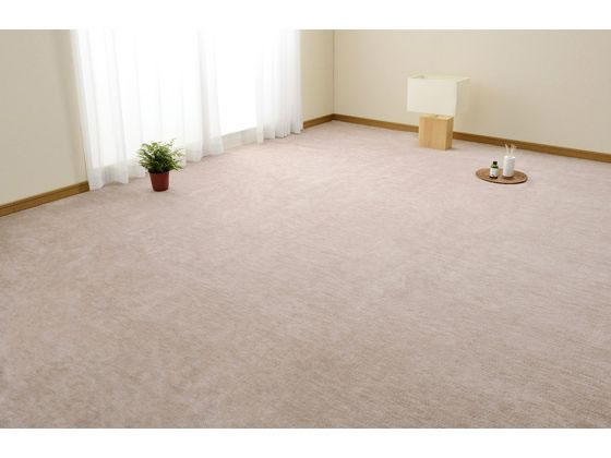 【商品説明】ペットにやさしいカットパイルの国産敷き詰めカーペット。毛先がカットされているのでペットの爪が引っ掛からない。自分でカット可能。ホットカーペット、床暖房OK【仕様】●カラー：ベージュ●サイズ：江戸間3帖（約）幅1760mm×長さ2...