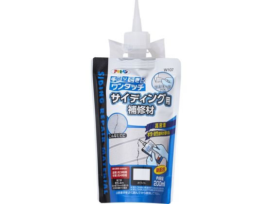 【商品説明】●パウチ容器なので、補修箇所に直接手で中身を押し出して使えます。●密着力が強く、耐久性に優れた窯業系サイディング補修材です。●耐候性に優れ、雨水の侵入から住まいを守ります。●補修後、水性塗料、油性塗料が塗れます。【仕様】●規格：...