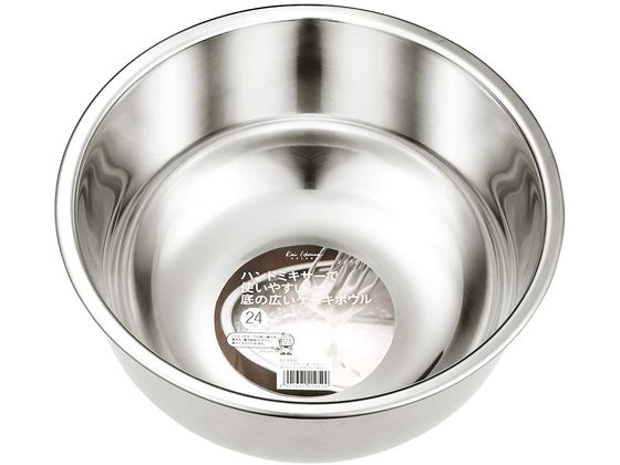 【商品説明】●ハンドミキサーを使う時に適した底の広い安定したケーキボール　※IH機器およびオーブン・オーブントースター・電子レンジ非対応です。直火での使用は可能ですが空焚きはお控えください【仕様】●サイズ：26．5×26．5×11．5cm●...