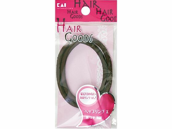 【商品説明】●結び目の無いリングゴムです。●抗菌加工を施しています。【仕様】●入数：2個●色：茶●パッケージサイズ：120×60×9mm●重量：5g【備考】※メーカーの都合により、パッケージ・仕様等は予告なく変更になる場合がございます。【検...