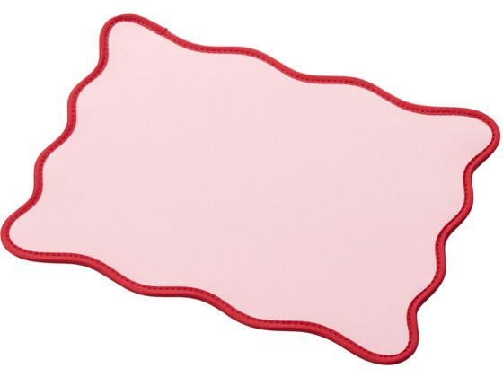 【商品説明】波のようなウェーブラインが個性的なマウスパッドです。　2色のコントラストが美しいバイカラーデザインで、デスクを華やかに彩ります。　デスクのレイアウトに合わせて縦横どちらでも自由に配置可能。作業スペースを効率的に活用できます。　マ...