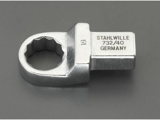 【仕様】●メーカー：STAHLWILLE（スタビレー）●型番：732／40−27●EA723S−26〜−28用●サイズ（幅×厚み）mm：42．5×17●ヘッド差込角：14×18mm●メガネ部外径：42．5mm●対辺（mm）：27●重量（g）...