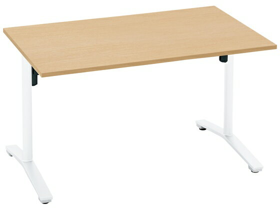 【商品説明】シンプルで洗練されたデザインの中に、オフィス空間を効果的に活用できる多様なタイプのテーブルをラインアップしています。天板がフラップしスタックできるタイプ。多目的なスペースで人数増減に対応したり、急な人数増に対応できるよう予備テー...