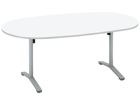 【商品説明】シンプルで洗練されたデザインの中に、オフィス空間を効果的に活用できる多様なタイプのテーブルをラインアップしています。天板がフラップしスタックできるタイプ。多目的なスペースで人数増減に対応したり、急な人数増に対応できるよう予備テー...