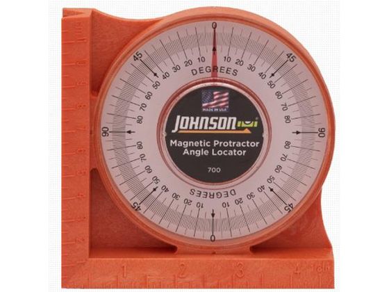 【仕様】●サイズ（W×D×H）mm：120×30×120●精度：±0．5°●直径：112mm●重量：150g●材質：プラスチック●用途：傾斜角測定●マグネット付（底面）●V溝付●インチとメートル法の目盛●角度や縦揺れを調べるのに最適【備考】...