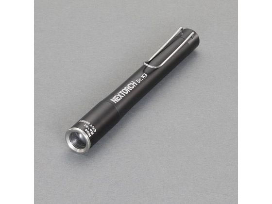 【仕様】●使用電池：単4×1本（別売）●明るさ：4．2ルーメン●連続点灯時間：15時間●照射パターン：ノーマルビーム（固定）●照射距離：57m●高演色指数：Ra90●サイズ：φ14．3×122mm●重量：38．5g●材質：アルミ●防水等級：...