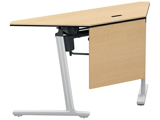 【商品説明】自動ロックの四輪キャスターが床への固定を強固にし、整然としたテーブルレイアウトをキープします。木幕板や洗練された脚形状など意匠性にこだわり、オフィスから教育施設までフォーマルな場に幅広く対応。【仕様】●品番：KT−PWSC141...