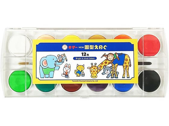 【商品説明】水に溶けやすく、鮮やかな発色。重色も混色も思いのままに表現できます。画筆もまとめて持ち運びができ塗り始めの準備や後片付け簡単です。【仕様】●色：しろ・うすだいだい・きいろ・おうどいろ・だいだい・あか・きみどり・みどり・ちゃいろ・...