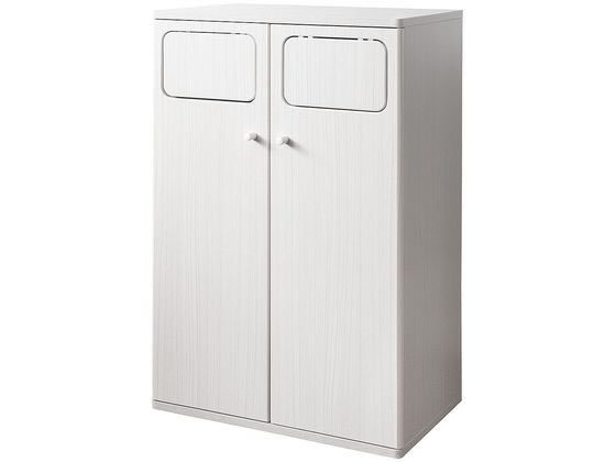 【商品説明】ゴミ箱に見えないスタイリッシュなデザインでお部屋に馴染む、木製プッシュ式ダストボックス『Empro（エンプロー）』の二連タイプ。キッチンなどでのゴミの分別が楽に行えます。ニオイが漏れにくく押すだけで簡単に捨てられるプッシュ扉式。...