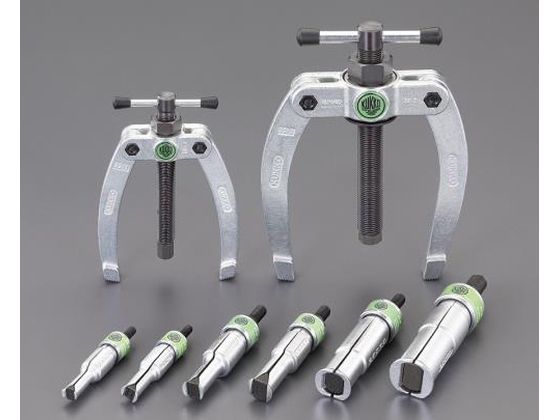【仕様】●メーカー…KUKKO（クッコ）●型番…25−A●材質…ドイツ鋼●用途…ボールベアリング、ベアリングレース、ベアリングスリーブ抜きに●能力（内径）…12〜46mm●内抜きエキストラクターと支えアームのセットです。●ケース入【備考】※...