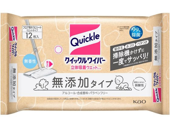 【商品説明】汚れ落ちとやさしさを両立した無添加タイプのウエットシート。髪の毛、ベタつきまで掃除機かけずに一度でサッパリ！洗浄液を含んだ立体構造のシートにより、髪の毛・ホコリ・花粉・ハウスダスト・食べこぼし・泥汚れまで一度に拭きとれます。洗浄...