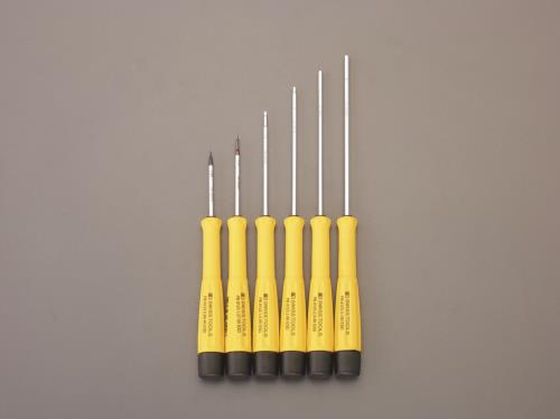 【仕様】●メーカー…PBSWISSTOOLS●型番…PB8642．ESD●6本組●先端…0．89・1．27・1．5・2・2．5・3mm●全長…133〜193mm●軸長…40〜100mm●スタンド付【備考】※メーカーの都合により、パッケージ・...