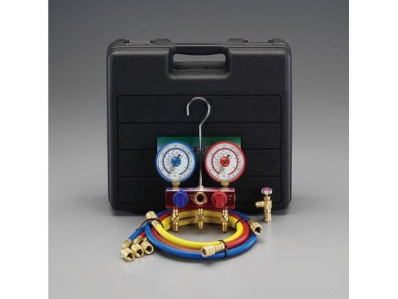 【仕様】●メーカー：ロテックス（ROTEX）●型番：RP7321S●圧力範囲（MPa）…連成計：−0．1〜3．8、圧力計：−0．1〜5．3●仕様…100cmホース3本（バルブ付）●接続ポート径…UNF1／2−20（5／16”フレア）●ゲージ...