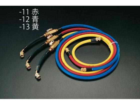 【仕様】●メーカー：ロテックス（ROTEX）●型番：RP1522●全長（色）…120cm（黄）●使用圧力…3．0MPa●適用冷媒…R404A・R407C●ねじサイズ…UNF7／16−20（1／4”フレア）●入数…1本●破壊圧力…20．69M...