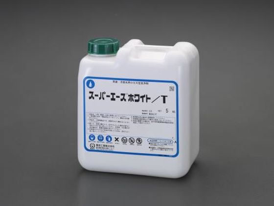 【仕様】●メーカー：栗田工業（kurita）●商品名…スーパーエースホワイト●用途…空調冷却水系におけるカルシウム系スケールの洗浄除去●内容量…5kg●標準使用量…保有水量に対し1〜6％●洗浄時間…24時間●物性…PH：4．1〜5．1（原液...