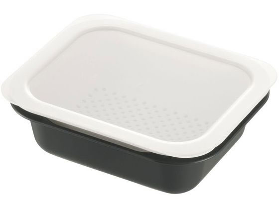 【商品説明】調理や下ごしらえに。電子レンジで手軽に調理。お鍋を使わず片付け簡単。食材の旨味や栄養を逃さず、短時間で調理。余分な脂がバットに落ちてヘルシー。バットに落ちた蒸し汁でタレを作ることも。豆腐の水切りやアサリの砂抜きに。フタをして冷蔵...