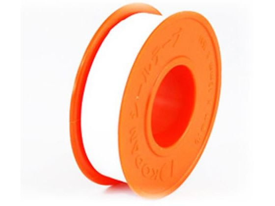 【仕様】●幅：8mm●長さ：7m●厚さ：0．1mm●材質：ポリテトラフルオロエチレン●用途：可燃性ガス及び有毒ガス以外のあらゆる流体のねじ継手部のシールに●耐熱温度：−200℃〜260℃●入数：20巻●難燃性●耐薬性、耐溶剤性、耐候性に優れ...