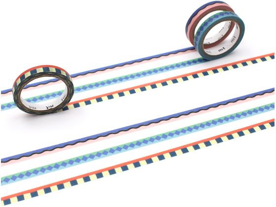 【商品説明】細い6mm幅のマスキングテープ3個セット。デコレーションはもちろん、手帳に貼ってスケジュール管理するのにもオススメです。PAPIER　TIGRE　パピエ　ティグル　デザイン。【仕様】●テープサイズ：幅6mm×長さ5m●注文単位：...