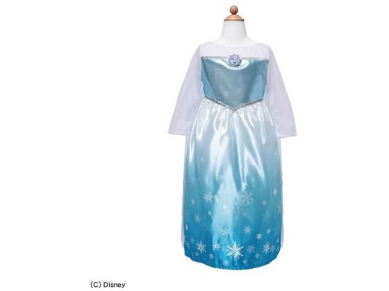 【商品説明】憧れのエルサになれる、ディズニー公式ドレスセット・映画『アナと雪の女王』のエルサをイメージしたドレス。・胸元のエルサのイラスト入りキラキラブローチがポイント！・背中のマントがエレガント。・アクセサリー付きリボンでヘアアレンジして...
