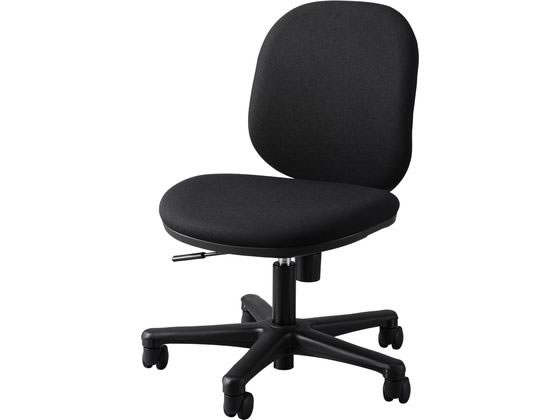 【商品説明】ロッキング機能付きのオフィスチェアーです。【仕様】●カラー：ブラック●サイズ：幅586×奥行586×高さ810〜915mm●座高：410〜515mm●重量：12000g●材質：背座張地／ポリエステル、背座フレーム／PP、クッショ...
