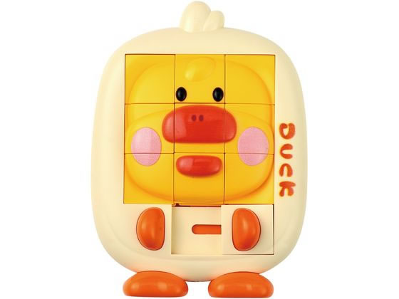 【商品説明】かわいいあひるの顔がモチーフになった立体型スライドパズルです。顔のパーツをスライドさせて、正しい配置に揃えることで完成を目指します。遊びながら考える力や空間認識力を養うことができます。【仕様】●商品サイズ：105×150×30m...