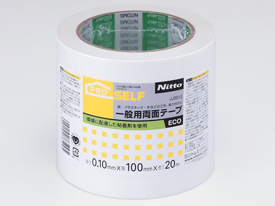 【仕様】●サイズ：幅100mm×長さ20m●厚み：0．1mm●材質：基材／不織布●粘着剤／アクリル系（無溶剤）【備考】※メーカーの都合により、パッケージ・仕様等は予告なく変更になる場合がございます。【検索用キーワード】ニトムズ　にとむず　N...