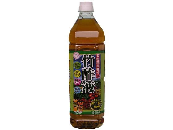 【商品説明】竹酢原液の有機酸成分を使用しやすい濃度に調整しました。初心者の方におすすめです。【仕様】●原材料：孟宗竹●パッケージサイズ（mm）：90×90×315●パッケージ重量（g）：1500【備考】※メーカーの都合により、パッケージ・仕...