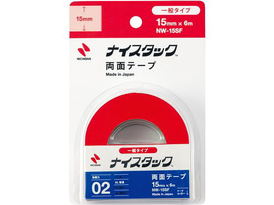 【商品説明】ユニークな馬蹄形で知られるナイスタックは1966年に紙製ホルダーとカッターを兼ね備えた両面粘着テープとして発売。テープ基材に古紙配合率40％の再生紙を使用したグリーン購入法対象商品です。カッターつき。ホルダーはミシン目つきで、分...