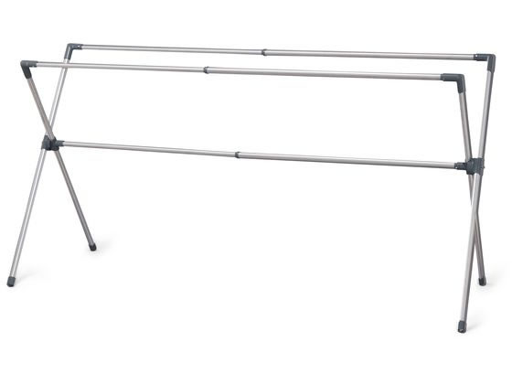 【商品説明】使用しないときは、折りたたんで収納できます。ステンレス巻きスチールパイプを採用しているので、丈夫でサビに強く安心してお使いいただけます。工具不要で、組み立てが簡単です。【仕様】●商品サイズ：約幅1330〜2250×奥行800×高...