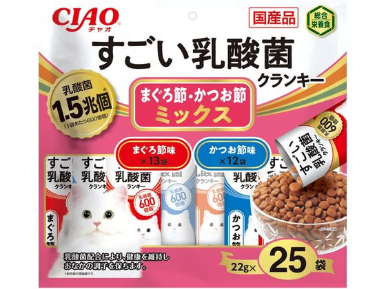 【商品説明】すごい乳酸菌配合で健康維持。【仕様】穀類（とうもろこし、小麦粉、パン粉等）、魚介類（フィッシュミール、フィッシュエキス、フィッシュパウダー、まぐろ節パウダー、かつお節パウダー）、ミートミール、動物性油脂、豆類（脱脂大豆等）、ビー...