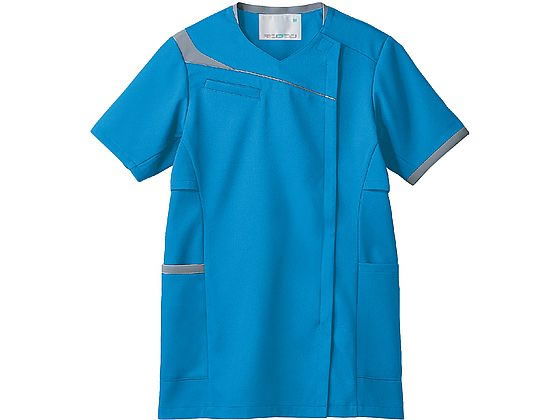 【商品説明】肩口スナップで着脱しやすく、ストラップ保持機能や内ポケット、脇下通気など実用性抜群。バイカラーのアシンメトリーなデザインが特徴です。適度なハリと伸縮性で、綺麗なシルエットを保ちつつ動きにフィット。制菌・透け防止・吸汗・制電・防汚...