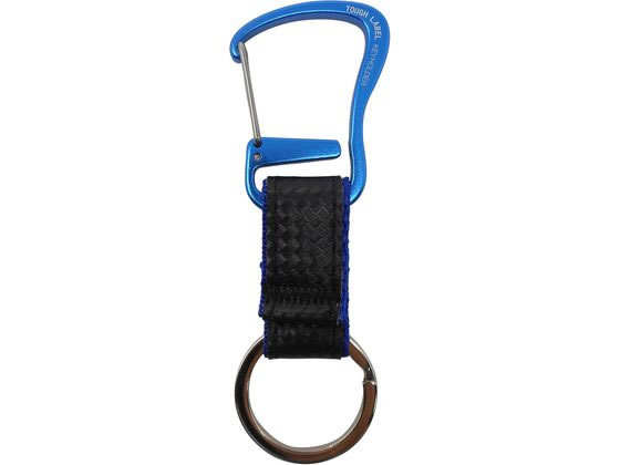【商品説明】カギやツールなど簡単に着脱できる便利なカラビナです。鍵や小道具の管理・保持に。軽くて持ち運びに便利でオシャレなカラビナです。【仕様】●材質：カラビナ／アルミニウム、ストラップ／合成皮革、ポリエステル、リング／鉄（メッキ）●製品サ...