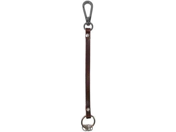 【商品説明】カギやツールなど簡単に着脱できる便利なカラビナです。鍵や小道具の管理・保持に。軽くて持ち運びに便利でオシャレなカラビナです。【仕様】●材質：金具：亜鉛ダイキャスト、ストラップ／本革、キーリング部／鉄（メッキ）●製品サイズ：33×...