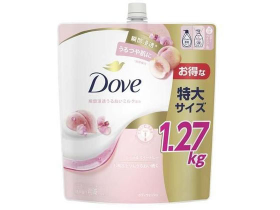 【商品説明】すすぎクイック処方で泡切れが良く、汗とべたつきを簡単に洗い流せます。桃からぎゅっと圧搾・濃縮したピーチエキス（整肌成分）配合。【仕様】●つめかえ用●注文単位：1個（1270g）生産国：日本商品区分：化粧品メーカー：ユニリーバ・ジ...