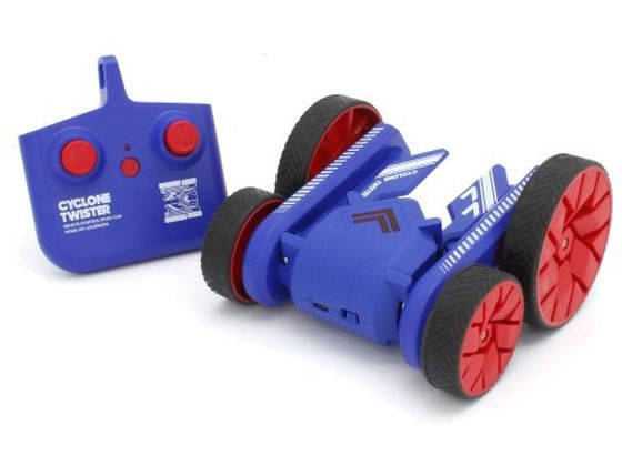 【商品説明】SHARPER　IMAGEシリーズからアクションR／C『サイクロンツイスター』が新登場！！前進・後進はもちろん、送信機でのカンタン操作で誰でも豪快なアクションを楽しめる！本体を変形させて超高速回転しよう！「サイクロンツイスト」モ...