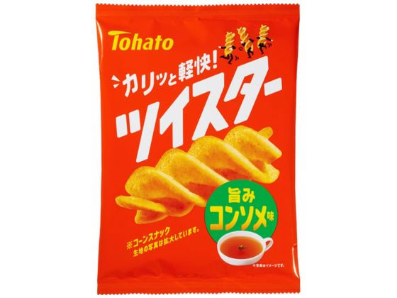 【商品説明】●カリッと軽快な食感のコーンスナック。チキンコンソメの味わいをベースに、お肉の旨味とオニオンなどの野菜の甘味をきかせました。ツイスト形状による気分爽快な食感と食べごたえをお楽しみいただけます。【仕様】●内容量：56g【備考】※メ...