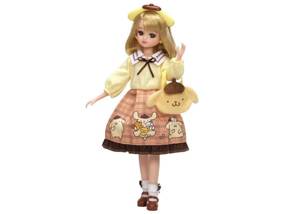 【商品説明】ポムポムプリンのロゴ入りの襟がかわいいクリームイエローのトップスは、耳をイメージしたボリューム袖がポイント。スカートにはポムポムプリンやかわいいなかまたちの30周年記念デザインのプリントがされ、ポムポムプリンのフェイスデザインの...