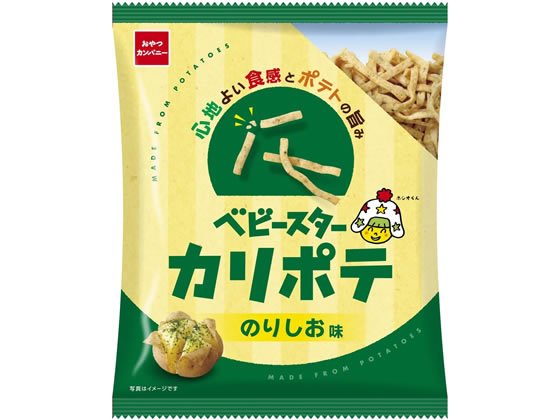 【商品説明】●ポテトを使用したカリサク食感が楽しい新感覚スナック。生地にアオサを練り込み、ついつい食べたくなるのりしお味に仕上げました。【仕様】●内容量：61g【備考】※メーカーの都合により、パッケージ・仕様等は予告なく変更になる場合がござ...