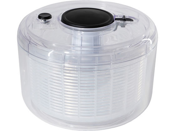 【商品説明】押すだけで簡単に野菜の水切りができます。容器をサラダボウルとしてそのまま食卓へ。【仕様】●サイズ：収納時／約外径230×165mm●容量：約4．2L●材質：容器／ポリスチレン（耐熱温度約70℃、耐冷温度約−20℃）、バスケット／...