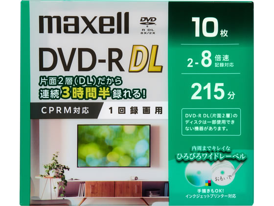 【商品説明】●手書きもOK●インクジェットプリンター対応【仕様】●内容：10枚入り●1回録画用【備考】※メーカーの都合により、パッケージ・仕様等は予告なく変更になる場合がございます。【検索用キーワード】マクセル　まくせる　Maxell　ma...