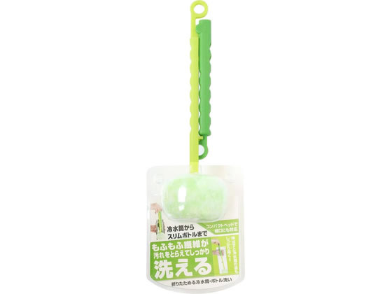 【商品説明】スリムボトルに入るコンパクトヘッド。ブラシを伸ばせば大型ピッチャーもらくらく洗える！カチッとしっかりロックできます。【仕様】●商品本体サイズ：7×7×24（折りたたみ時）7×7×35（伸長時）cm●商品重量：48g●材質：材質：...