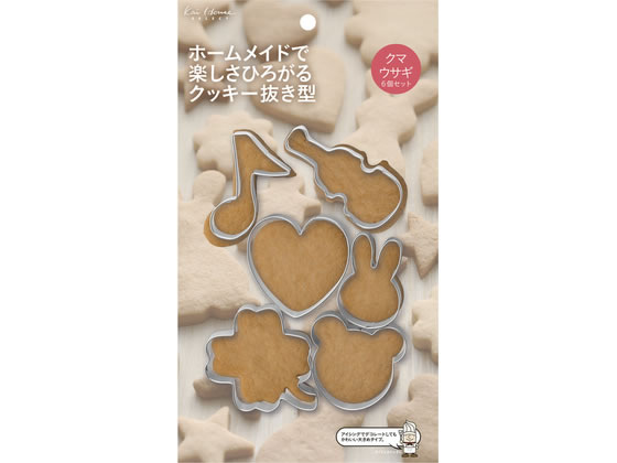 【商品説明】お菓子作りを楽しむための、製菓用品のベーシックライン。子供が好きな動物をモチーフにしたシンプルなデザインのクッキー型です。【仕様】●商品本体サイズ：幅13×奥行23×高さ1．5cm●商品重量：55g●材質：ステンレススチール●梱...