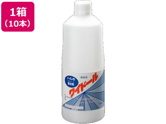【仕様】●内容量…1．0kg　●使用目安…300〜500ml（1便器あたり）　●入数…10本●酸性　●尿石を強力な溶解作用により除去します。　●鉄さびなどの赤い汚れも落とせます。　●毒性が低く、安心して使えます。　●特殊活性剤の作用で、すみ...