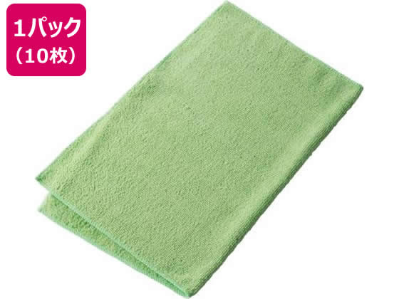 【仕様】●メーカー…テラモト　●型番…CE−482−010−1　●サイズ…300×400mm　●材質…ポリエステル80％、ナイロン20％　●カラー…グリーン　●入数…10枚　●重量…約32g（1枚あたり）　●清掃場所や用途に合わせて、カラー...