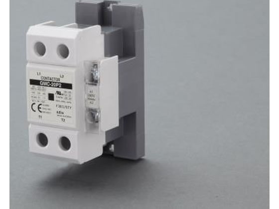 【仕様】●型式…GMC−30P2　●定格絶縁電圧…690V　●コイル電圧…100V　●極数…2　●開放熱電流…30A　●サイズ…92×40．9×59mm　●取付方法…ねじ式　●分電盤用としての取付性を追求し、コンパクト化した電磁接触器。　●...