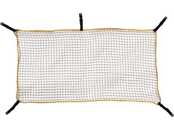 【仕様】●メーカー…ティーエフサービス　●型番…RN−15　●サイズ…1320×700mm　●取付範囲…1400〜1460mm　●網目…25mm　●ベルト幅…25mm　●ベルト厚…1．3mm　●材質…ネット：ポリエチレン　ベルト：ポリプロピ...