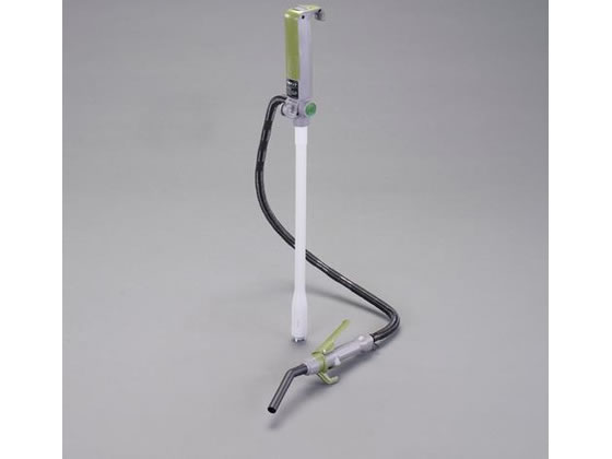 【仕様】●吐出量…約9〜15L／min　※揚程1mで吐出量　約　1．6L／min　●適用…軽油、灯油、アドブルー、水、不凍液、洗浄液、水石鹸、水肥料、殺虫剤、農薬　●電源…単1電池×2本（別売）（アルカリ電池でご使用ください）　※マンガン・...