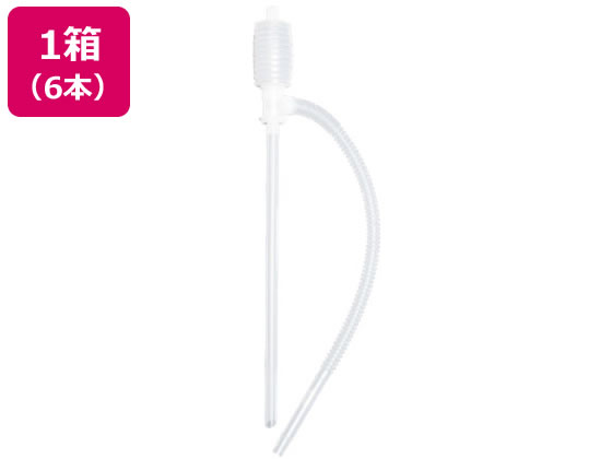 【仕様】●吐出量…7L／min　●適用…灯油、軽油、ディーゼルオイル、ガソリン、水、アルコール、シンナー、トルエン、酸性液　●本体全長…530mm　●ホース長…540mm　●材質…ポリエチレン　●ホース外径…12mm　●ポンプ頭径…51mm...